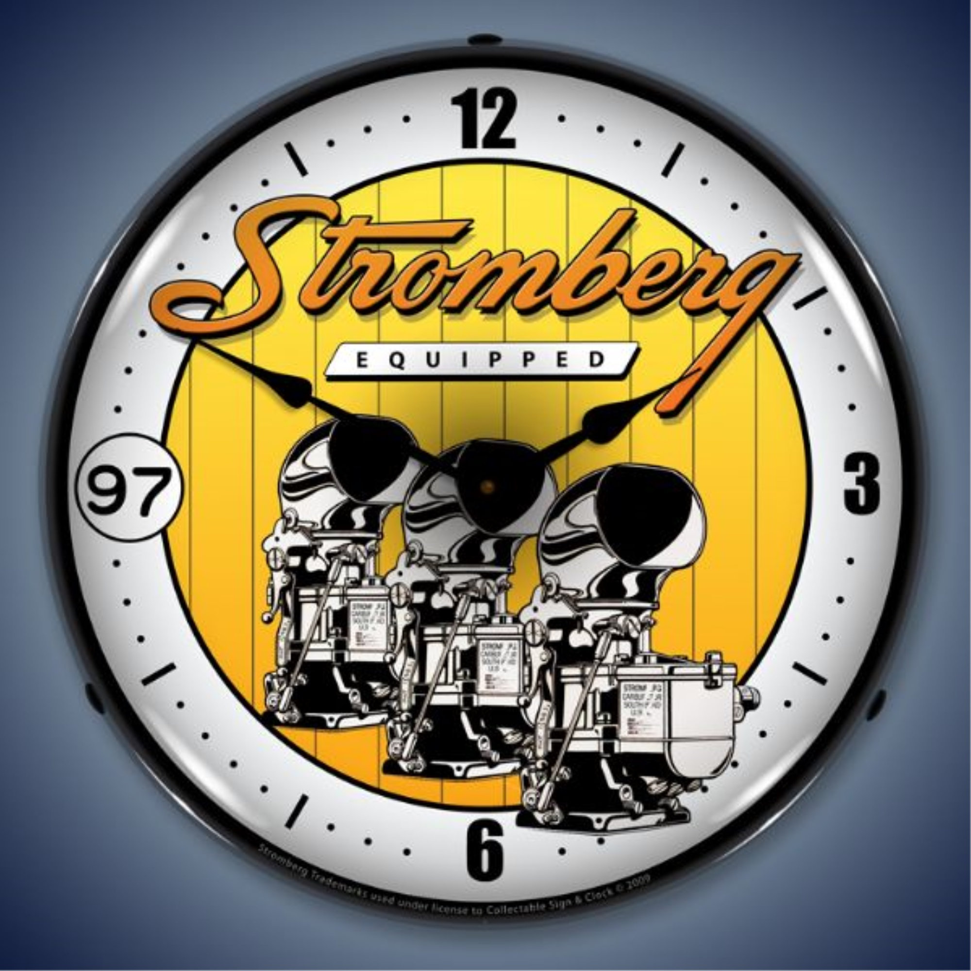 Strom904210 Stromberg Carburetor Clock - Midcentury - Wall Clocks - by ...