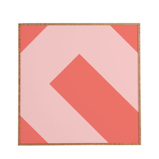Triangle Footprint CC3 Framed Wall Art, Large, Large - Contemporary ...