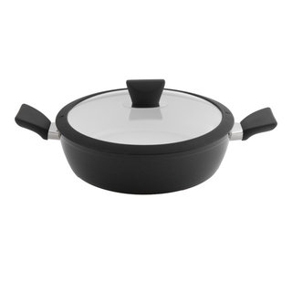 Eclipse, Black and White 10" 2 Handle Covered Saute Pan - Contemporary ...