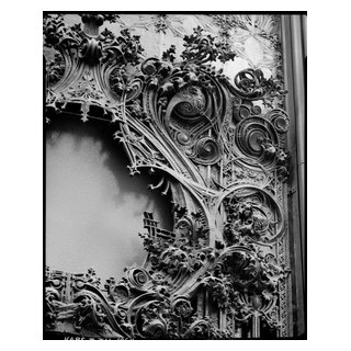 Iron Ornament, Schlesinger and Mayer Department Store Print, 8" x 10 ...