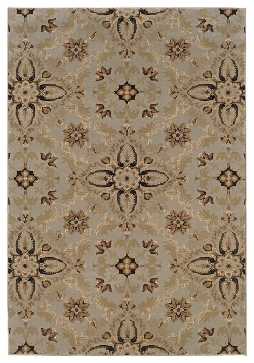 Oriental Weavers Ariana 2313C Blue Rug, 5'3" X 7'9" - Traditional ...