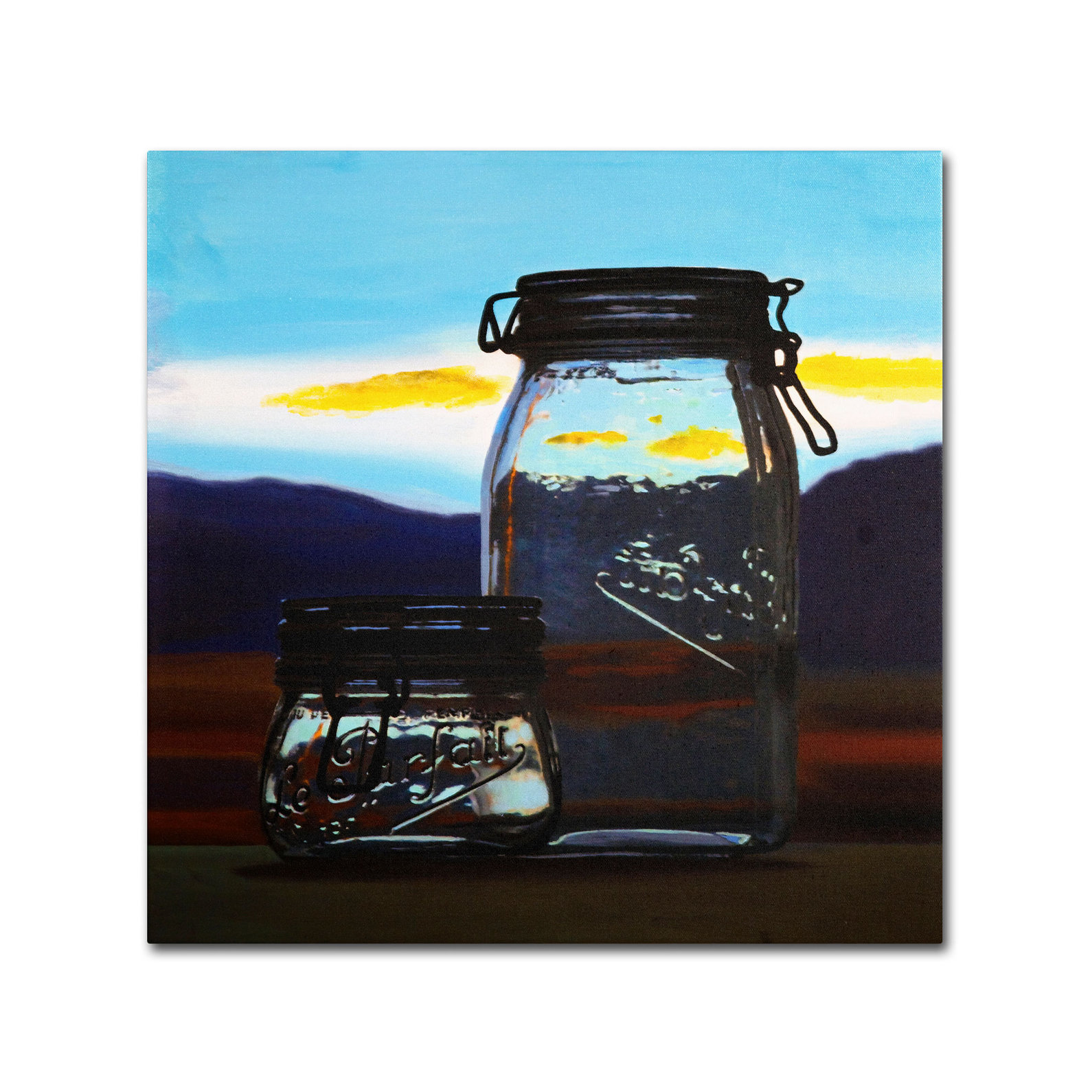 'Parfait' Canvas Art by Roderick Stevens, 35" x 35" - Contemporary ...