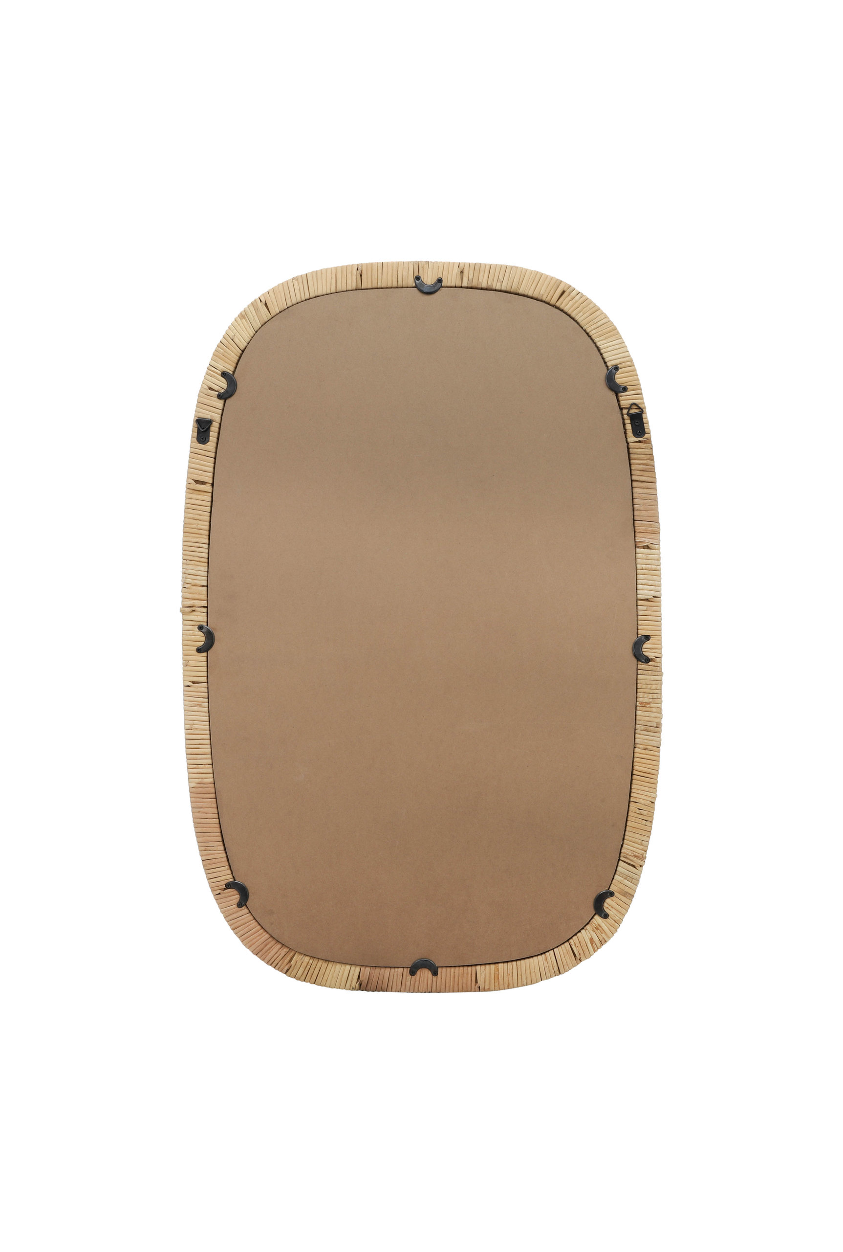 22x36 Rectangular Mirror, Brown, 22x1x34" - Tropical - Wall Mirrors ...