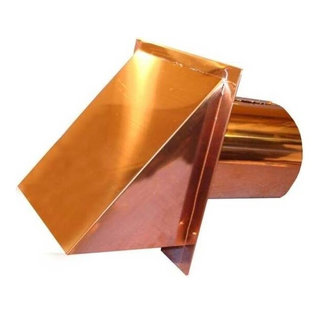 Copper Exterior Side Wall Cap, 8 Inch - Traditional - Heating And ...