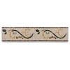 Emerald Gold 6.3x15 Marble Mosaic Border Listello Tile Polished, 1 ...