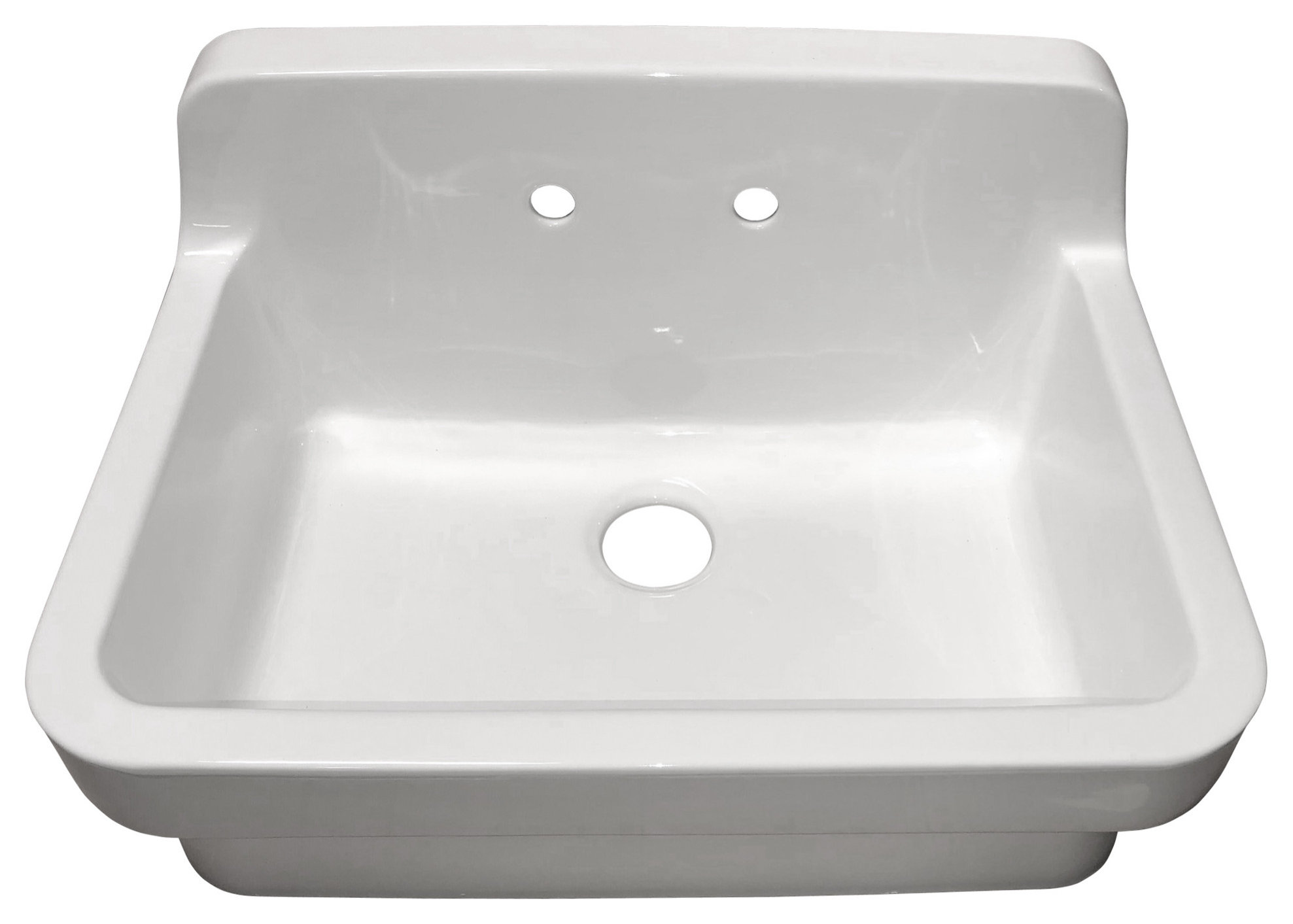 30"Ceramic Farm Country Kitchen-Utility Sink - Farmhouse - Utility ...