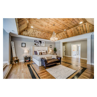 Austin Model Home built by Infinity Custom Homes - Farmhouse - Bedroom ...