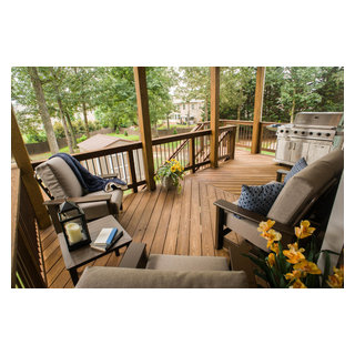 Open Back Porches - Traditional - Porch - Atlanta - by Atlanta Decking ...