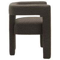 Athena Boucle Fabric Upholstered Accent / Dining Chair - Transitional ...