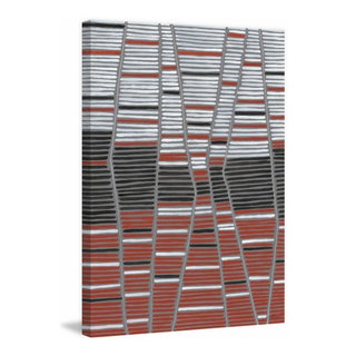 "Recursion I" Painting Print on Wrapped Canvas, 20"x30" - Contemporary ...