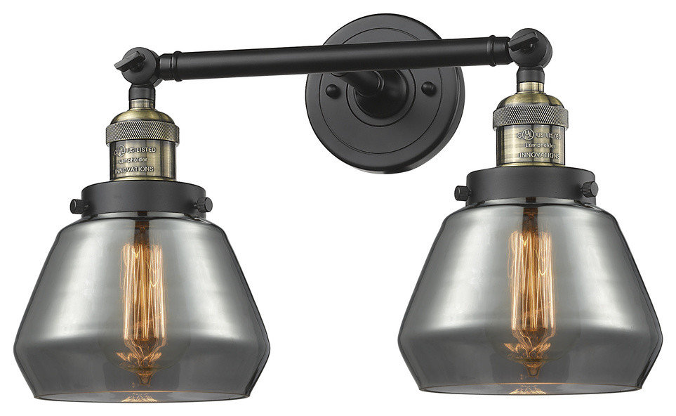 Innovations Lighting 208-Bab-G173 2 Light Bathroom Fixture - Industrial - Wall Sconces - by ...
