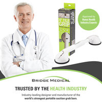 Tile Grip Portable Suction Telescoping Grab Bar - Traditional - Grab ...