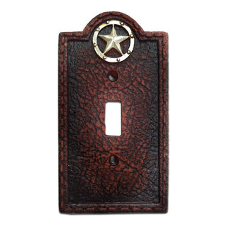 Leather Grain Switchplate - Southwestern - Switch Plates And Outlet ...