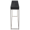 Uttermost Jase Black Concrete Console Table - Industrial - Console Tables - by HedgeApple | Houzz