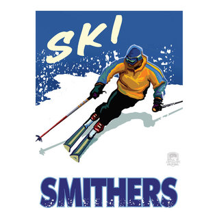 by Artist Paul A. Lanquist Smithers British Columbia Art Print, 18"x24 ...