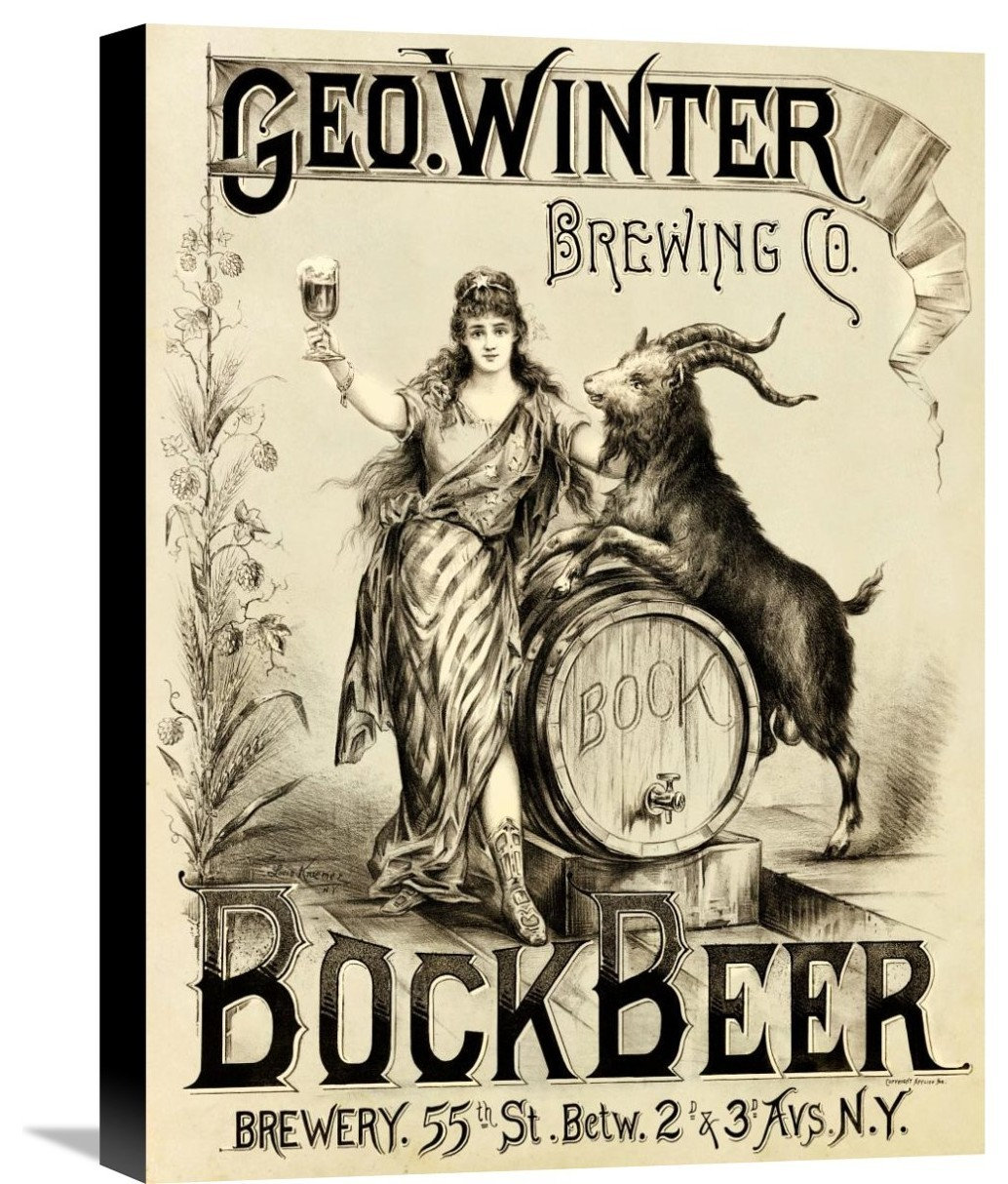 "George Winter Brewing Company" Canvas Giclee by Vintage Booze Labels ...