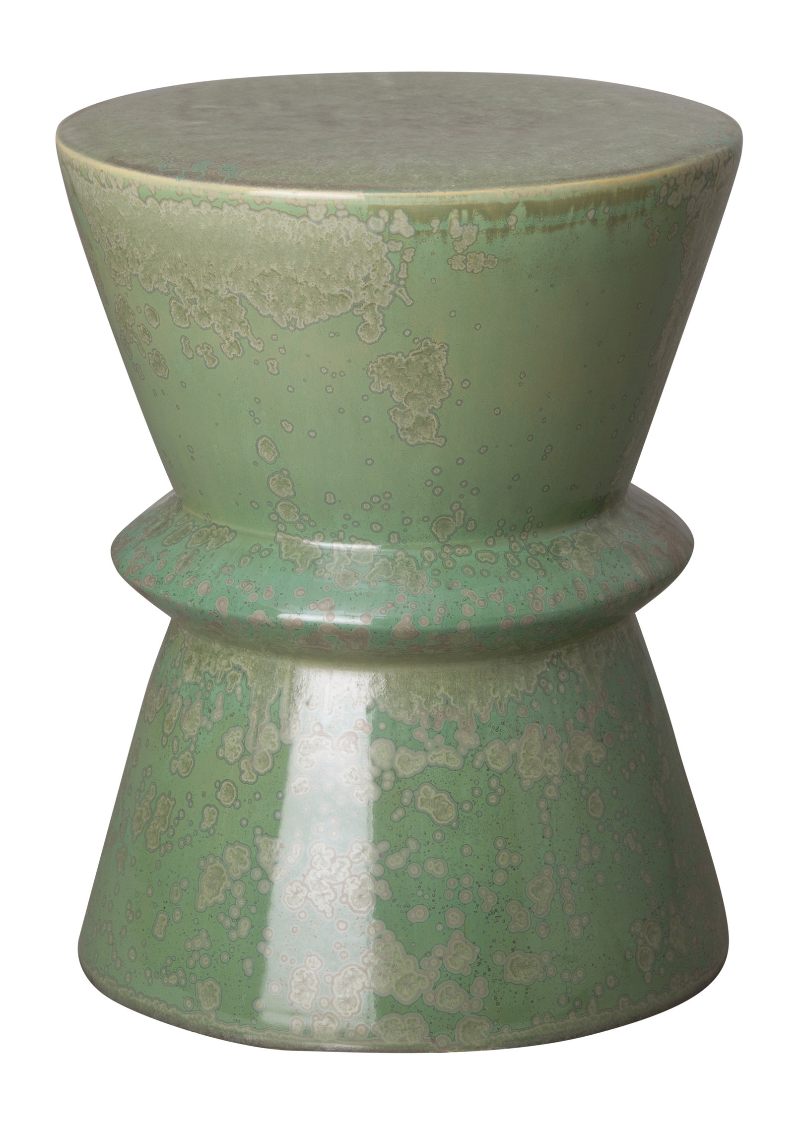 Green Speckle Zip Garden Stool - Transitional - Accent And Garden ...