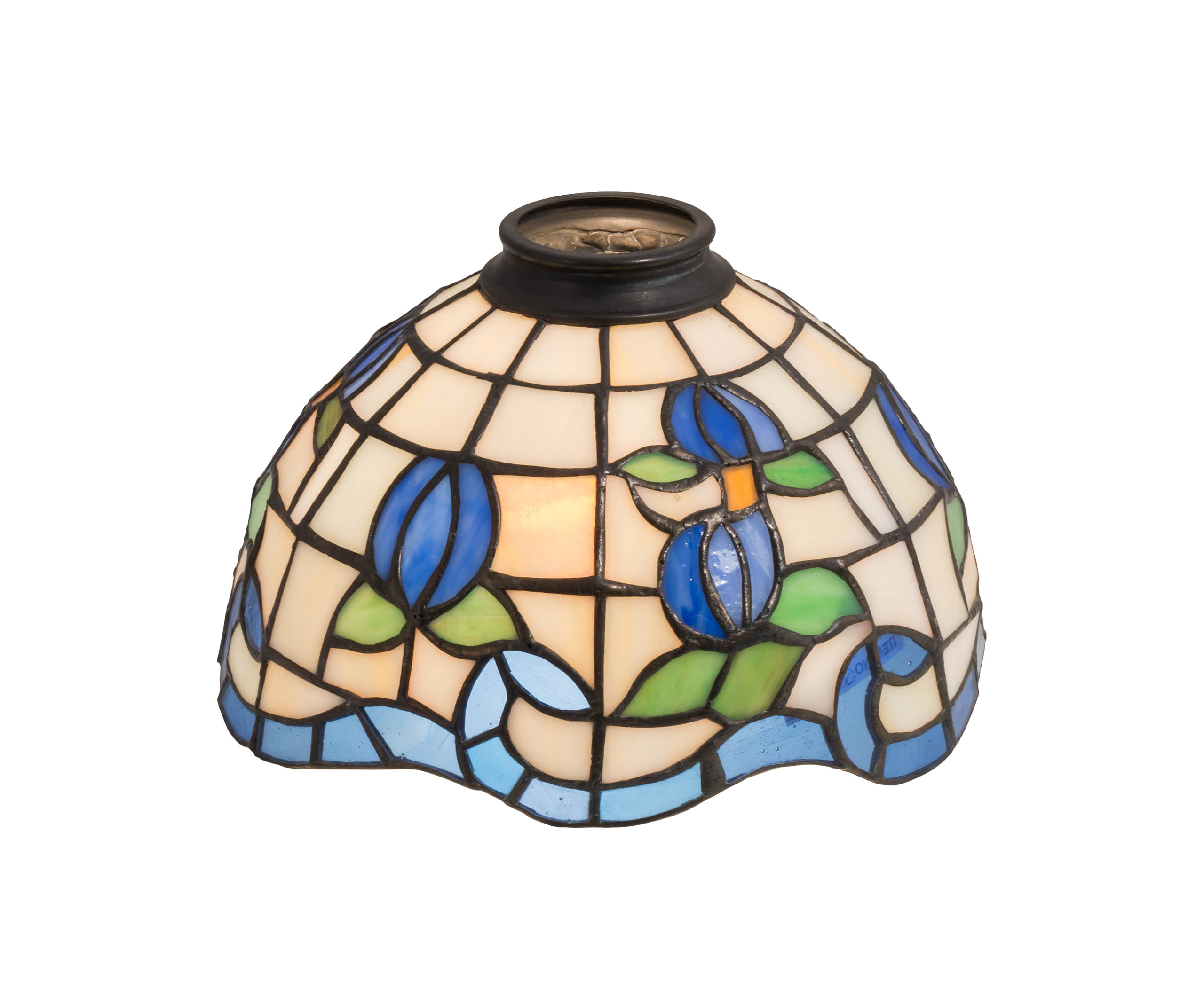 8" Wide Roseborder Shade - Victorian - Lighting Globes And Shades - by ...