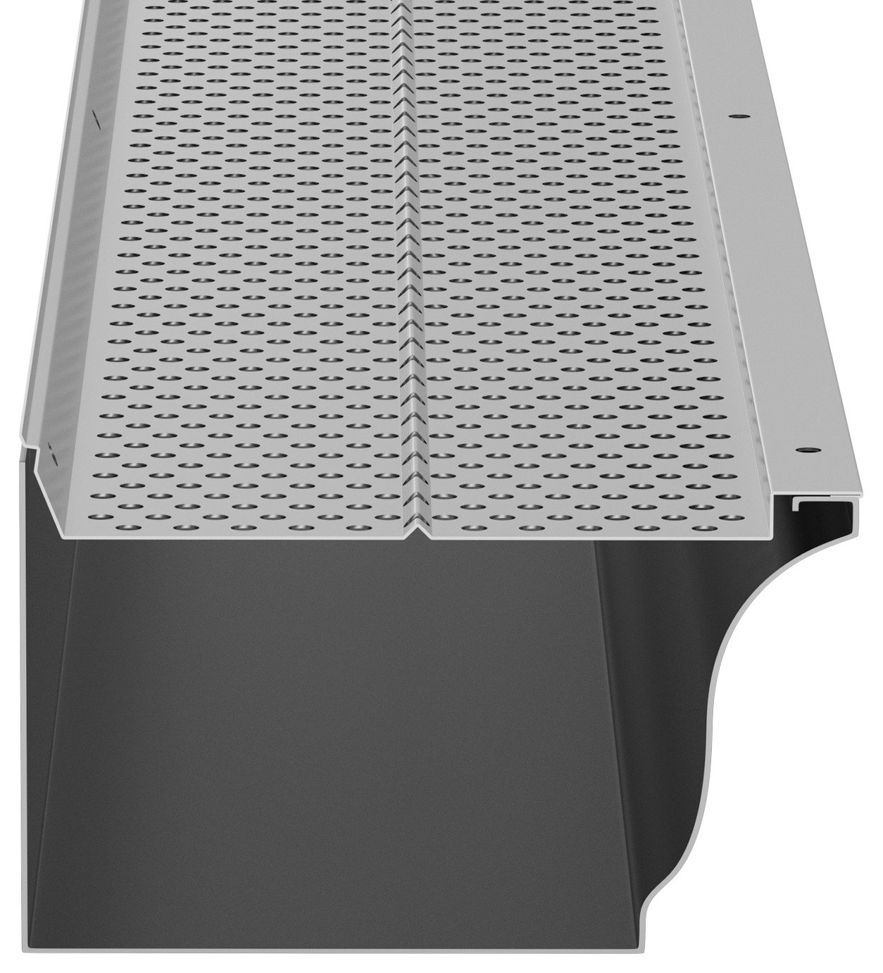 VEVOR Gutter Guard 5" Wide 208' Length Cover Mesh Leaf Debris ...