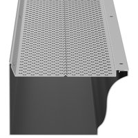 VEVOR Gutter Guard 5" Wide 208' Length Cover Mesh Leaf Debris ...