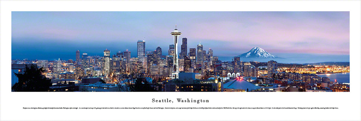 Seattle, Washington - Contemporary - Prints And Posters - by Blakeway ...
