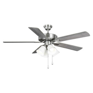 Air Pro Builder Fan 52" Ceiling Fan in Brushed Nickel - Transitional ...