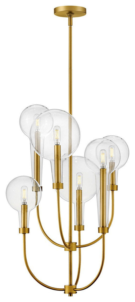 Alchemy LED Pendant, Lacquered Brass - Transitional - Pendant Lighting ...