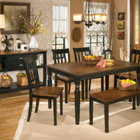 Whitesburg and Owingsville Rectangular Dining Room Table - Transitional ...