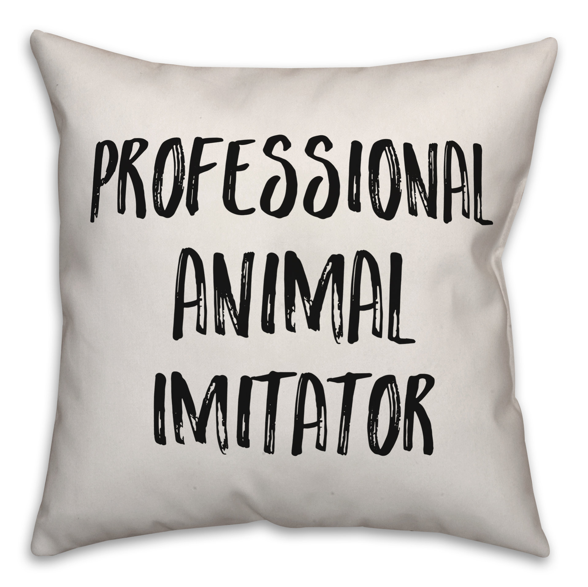 Professional Animal Imitator, 20"x20" - Contemporary - Decorative ...