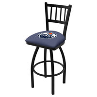 Holland L018 Edmonton Oilers 25" Swivel Counter Stool - Black ...