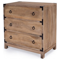 Forster Natural Mango Campaign Chest - Industrial - Accent Chests And ...