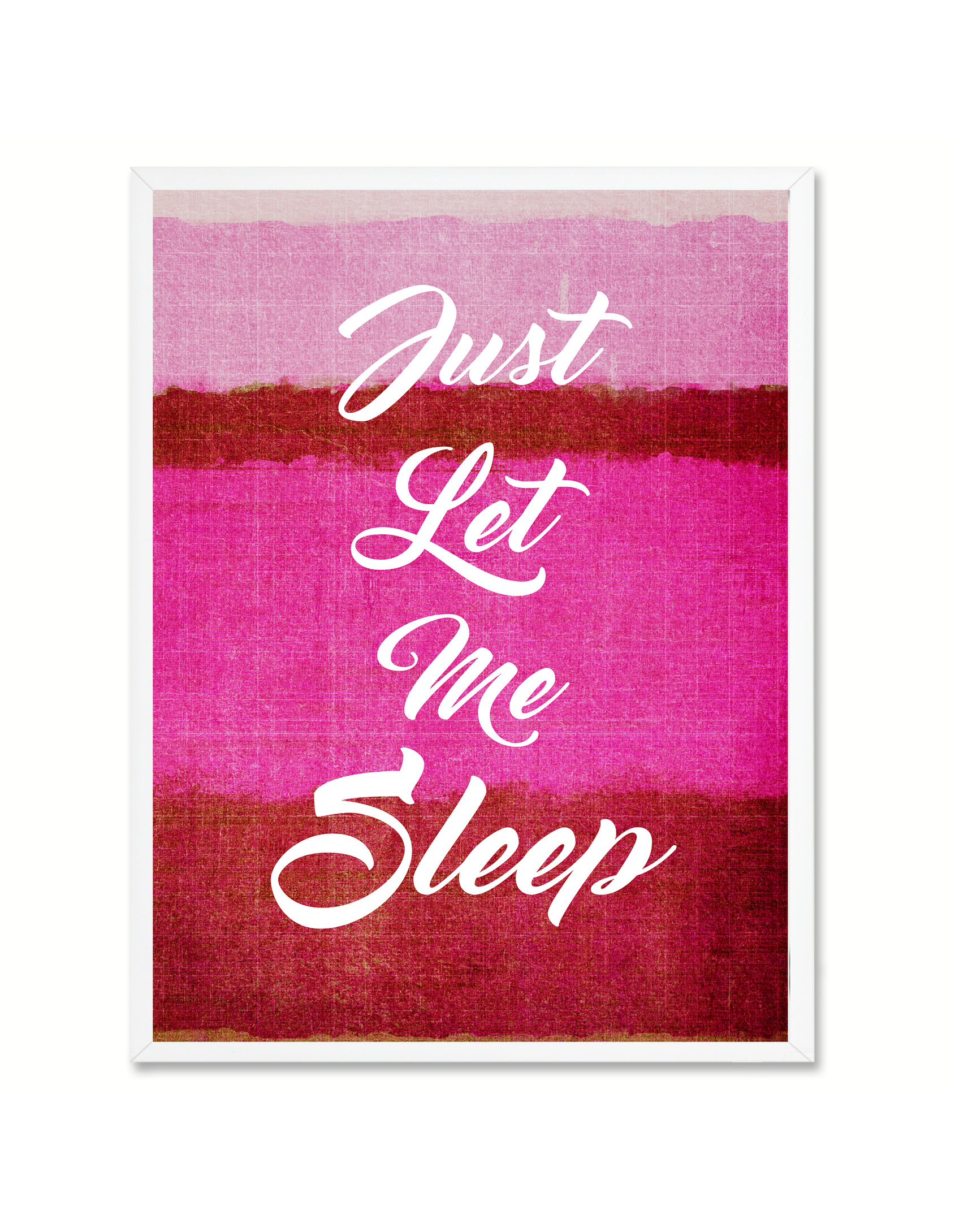 Just Let Me Sleep Inspirational, Canvas, Picture Frame, 13"x17 ...