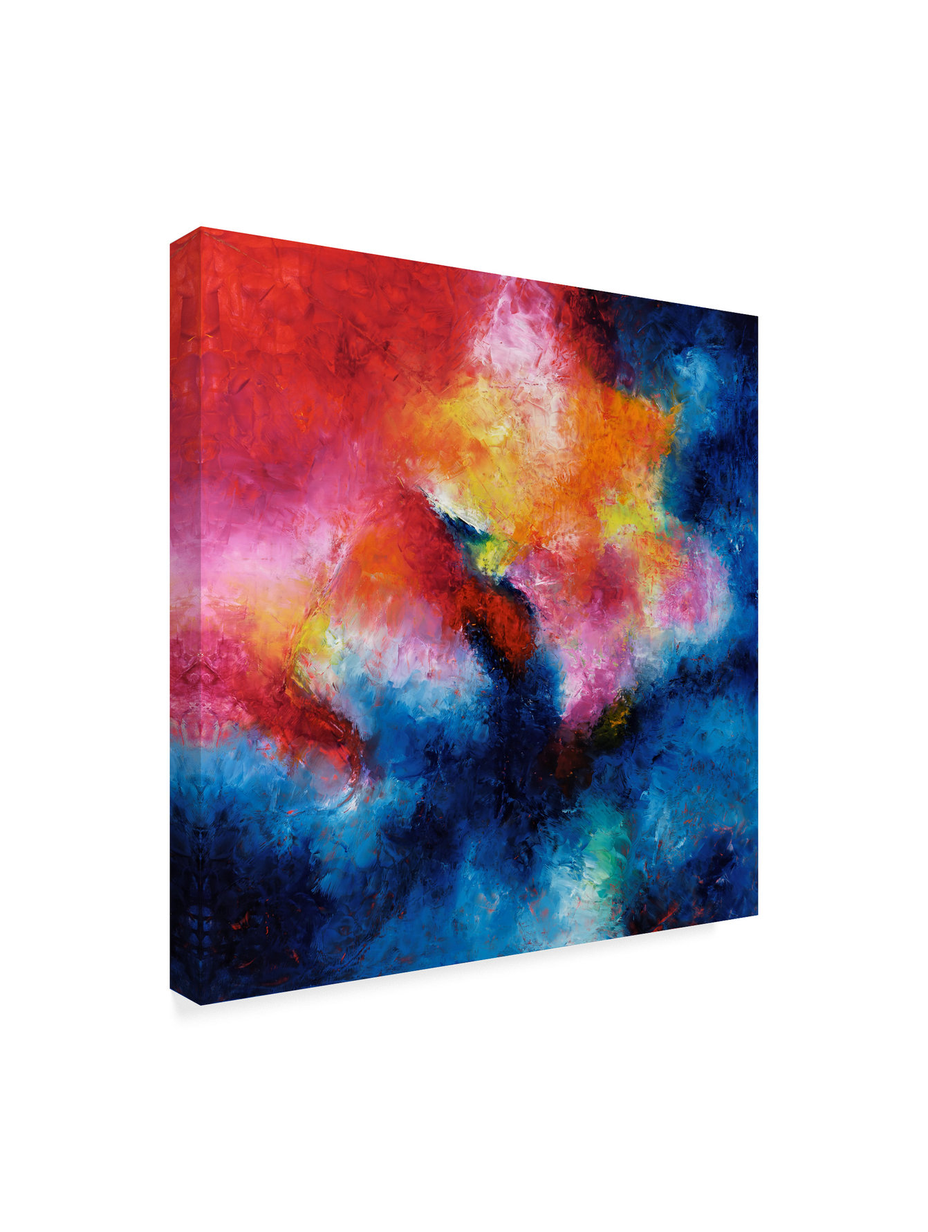 Aleta Pippin 'Dance Of The Flame' Canvas Art, 35"x35" - Contemporary ...
