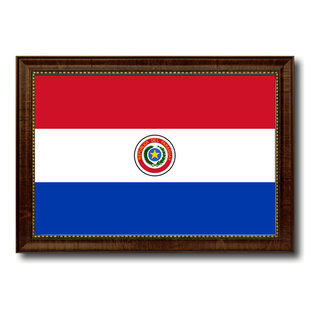 Paraguay Country Flag Canvas Print, 15"x21", 19"x27" - Traditional ...