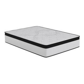 Capri Extra Firm 12 Inch CertiPUR-US Certified Hybrid Pocket Mattress ...