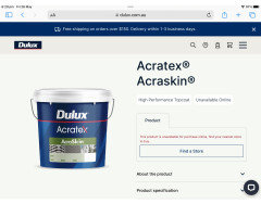 Dulux Acratex in bathroom | Houzz AU