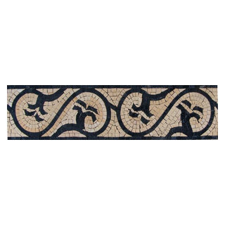 Mosaic Patterns, Listellos, 12" x 6" - Contemporary - Accent Trim And ...