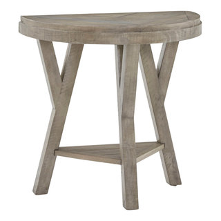 Market Street Chairside Table, Boardwalk Gray - Farmhouse - Side Tables ...
