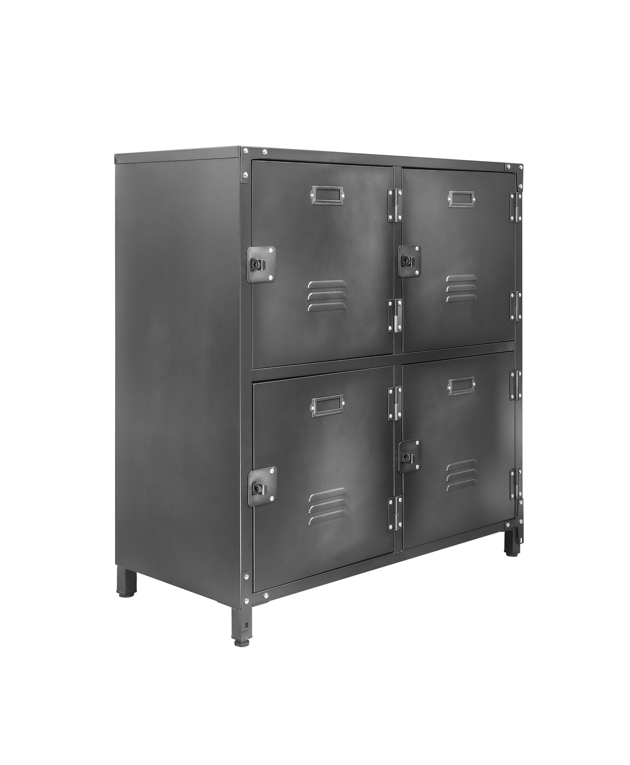2-Tier Steel Storage Locker - Industrial - Storage Cabinets - by Base ...