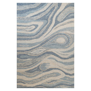 Bashian Nuada Area Rug Blue 7'6" X 9'6" - Contemporary - Area Rugs - by ...