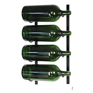 VintageView 4 Bottle (3-6L) Metal Wine Rack - Wine Racks - by Wine ...