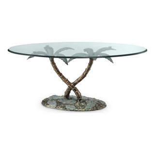 Palm Tree Coffee Table - Tropical - Coffee Tables - by SPI | Houzz