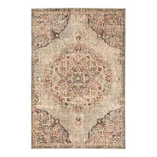 Oriental Weavers Juliette 2803H Grey/Rust Area Rug, 1'10"X7'6 ...