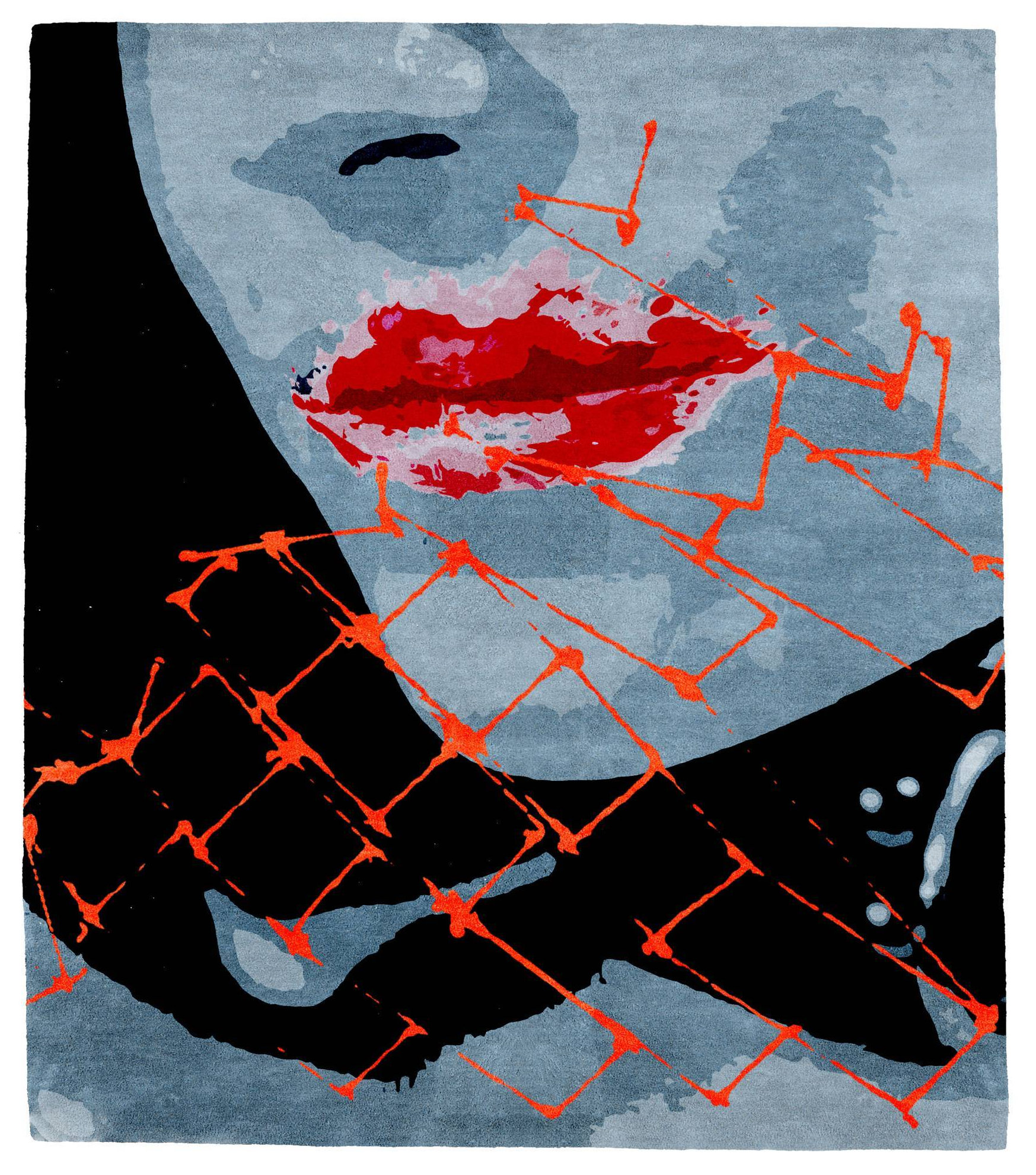 Lips Wool Rug, 10' Square - Contemporary - Area Rugs - by Christopher ...