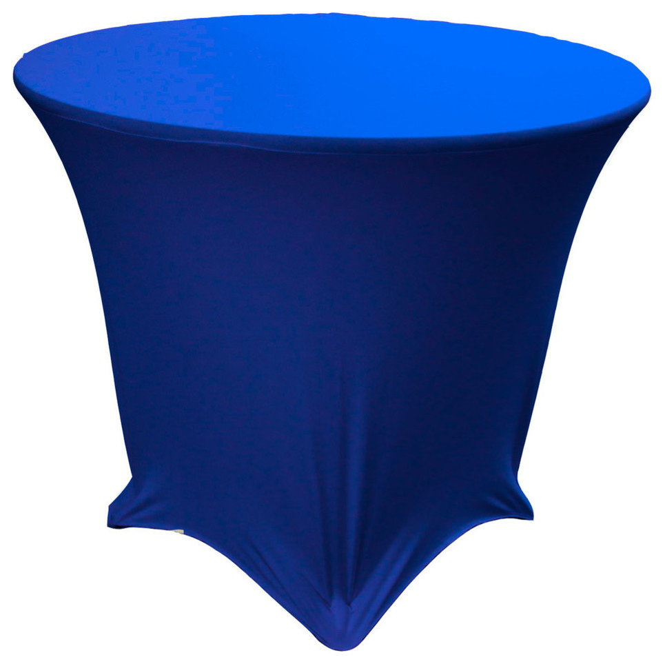 LA Linen Round Spandex Table Cover, 48"x48" - Contemporary ...