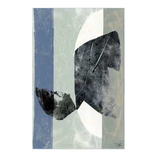 Stone Abstract III Abstract Art Area Rug 5'x8', Power-loomed, 5'x7.5 ...