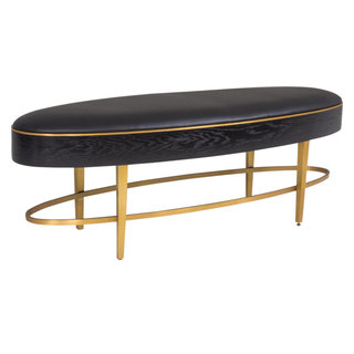 Ellipse Bench - Contemporary - Upholstered Benches - by HedgeApple | Houzz