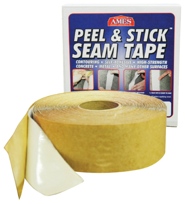 Ames® Research PS250 Peel & Stick™ Adhesive Contouring Seam Tape, 2" x ...