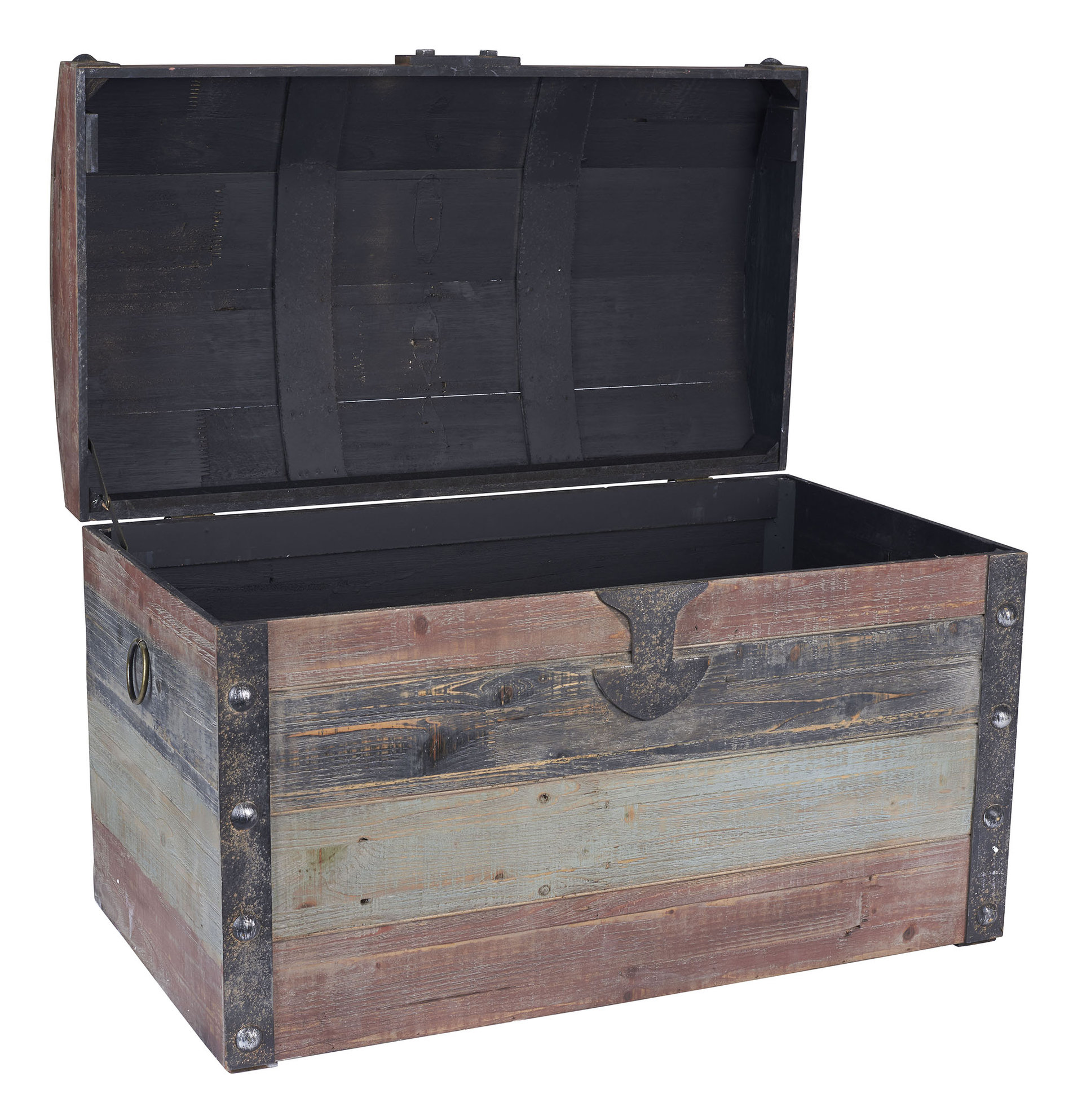 Large Wooden Storage Trunk - Farmhouse - Decorative Trunks - by ...