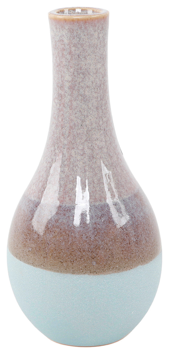 9" Ceramic Two-Tone Vase - Contemporary - Vases - by Flora Bunda, Inc ...